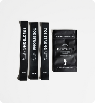 Toe Strong Resistance Bands – Fasciitis Fighter USA