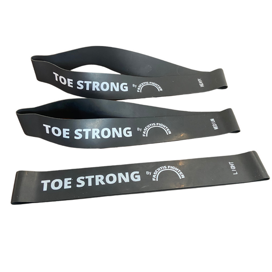 Toe Strong Resistance Bands – Fasciitis Fighter USA